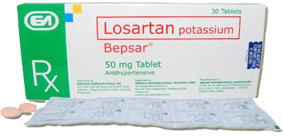 BEPSAR-50 Losartan Potassium 50mg Film-Coated Tablet 30's price in the ...